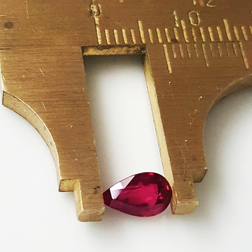 Loose Pear Shape Ruby - Pear Shaped Red Ruby